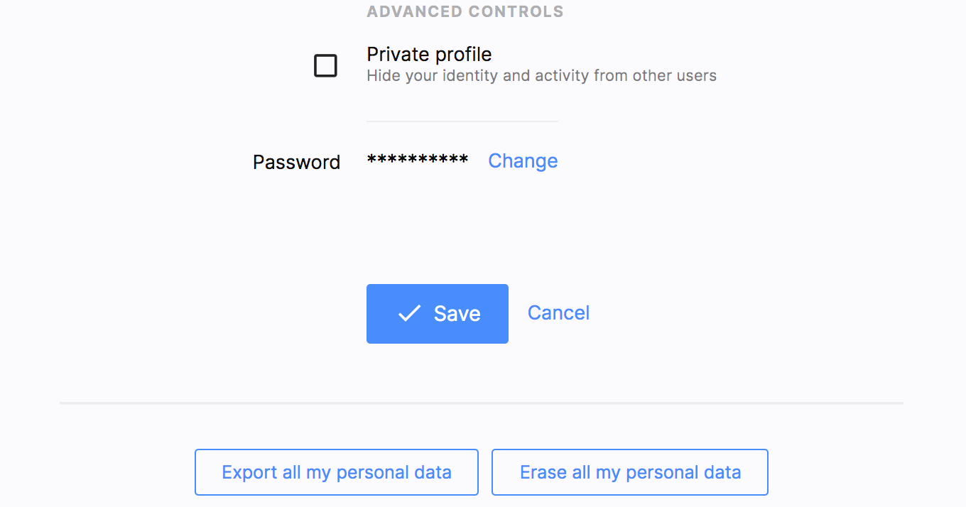 Export All My Personal Data – SocialChorus Knowledge Base